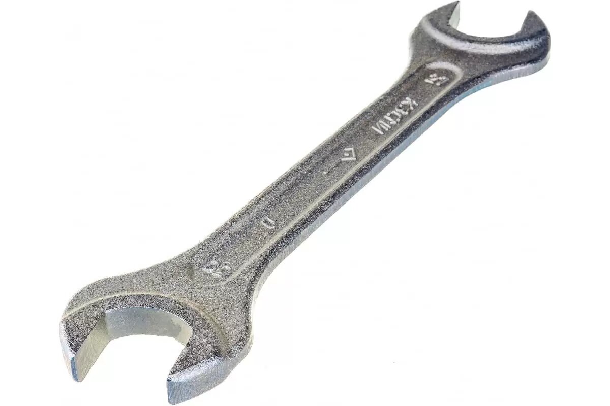 Ключ гаечный рожковый (КГД) 27х30 CrV С 2 Оцинкованый (15хр). бцв. с открытым зевом ГОСТ 2839-80, 40ХФА, группа С, шт