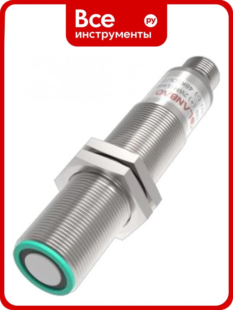 Ультразвуковой датчик Lanbao UR18-CM1DPB-E2, Sn=60-1000 мм, PNP NO/NC (Програм) 18… 30 DC, разъем М12, 08-00017823