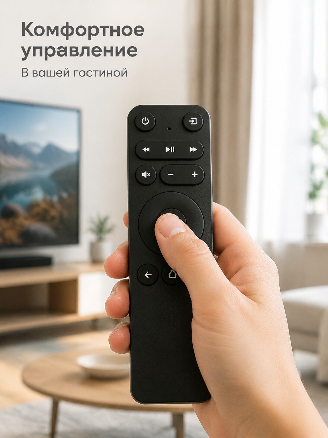 Пульт ДУ для телевизора RC4591601-01BR с голосовым управлением и эргономичной клавиатурой, item