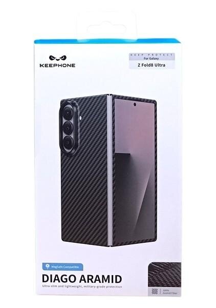 Накладка Keephone DIAGO ARAMID для Samsung Z Fold 8 Ultra, черный
