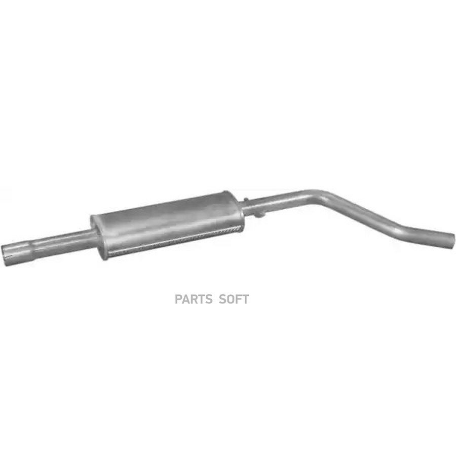 Глушитель средняя часть Fiat Punto 1.9JTD 99-06, Idea 1.9MJTD 03-, Lancia Musa 1.9JTD 03- от официального дистрибьютора, POLMOSTROW, артикул 07513