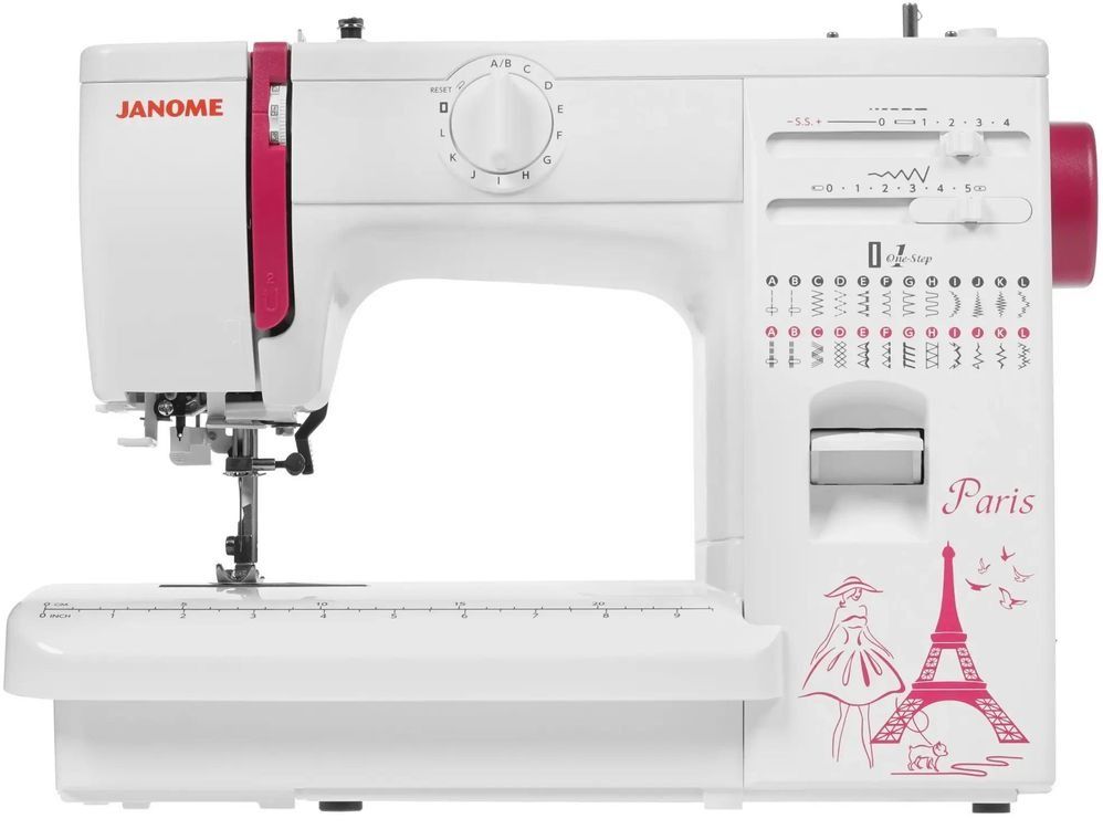 Швейная машина Janome Q-23P белый/рисунок