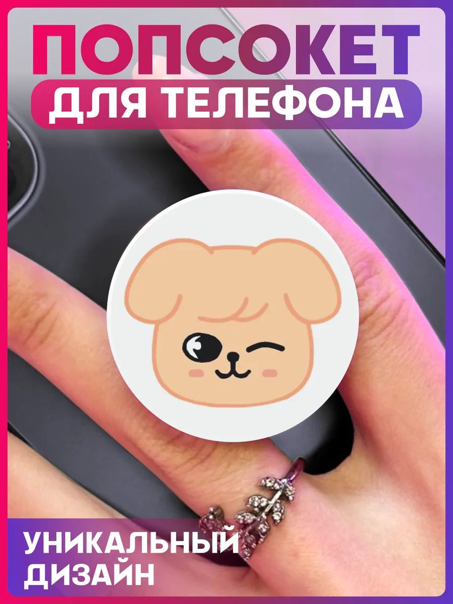 Попсокет для телефона Stray Kids Паппи М Сынмин