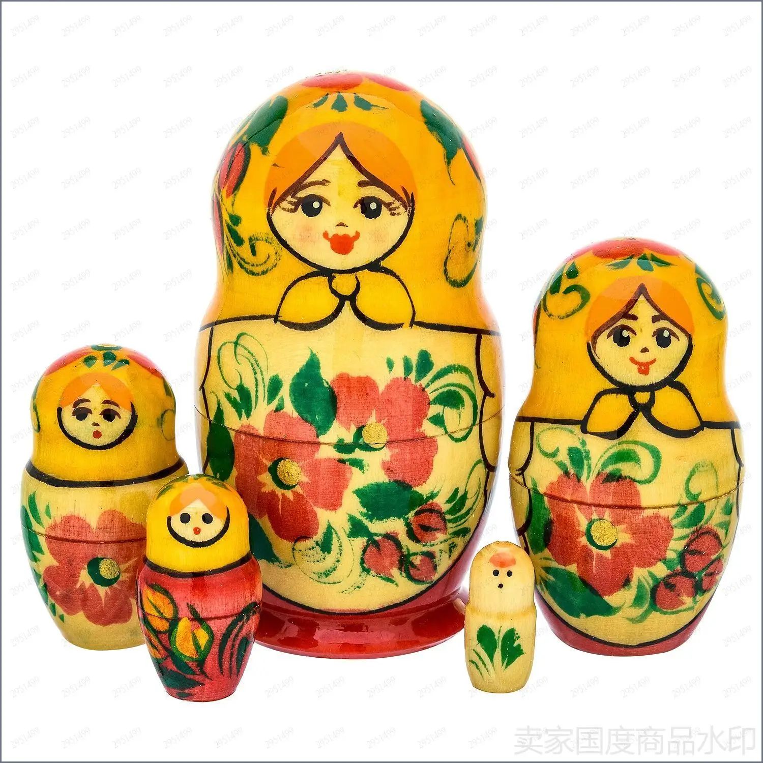 Матрешка "Вятка" 5 мест