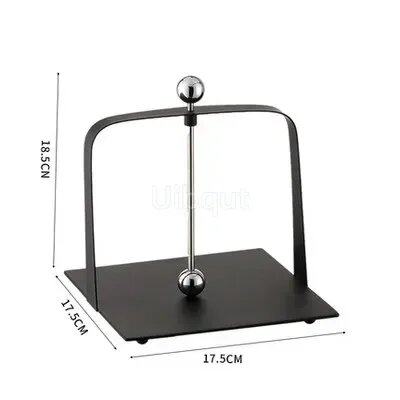 Диспенсер для салфеток настольный черный, 18.5x17.5 см