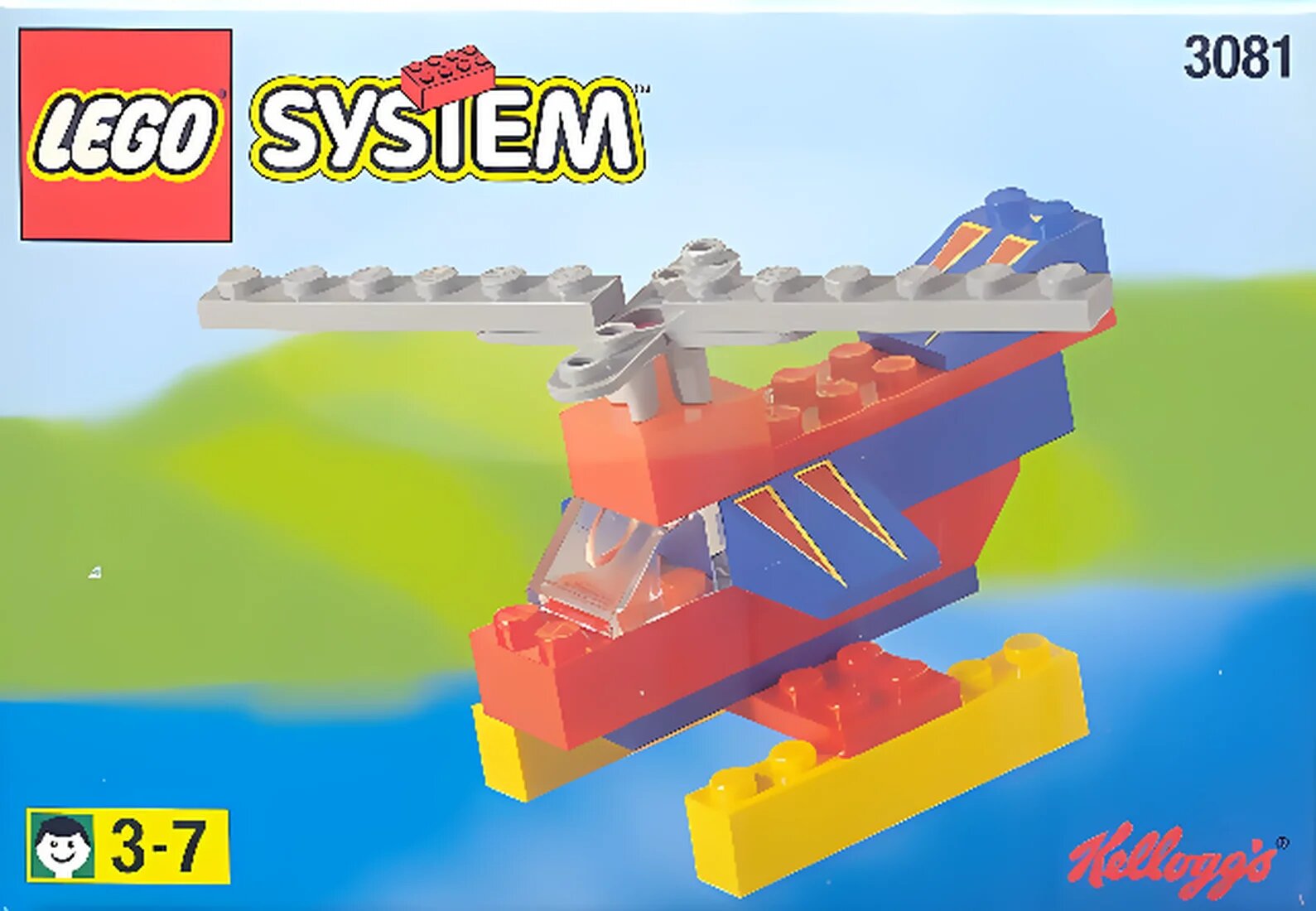 Конструктор Lego Universal Building Set 3081 Вертолет Келлог