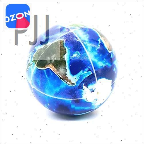 Кубик рубика Планета Земля Yuxin 2x2х2 Earth / Синий пластик / Развивающая головоломка головоломка 2x2 игрушка