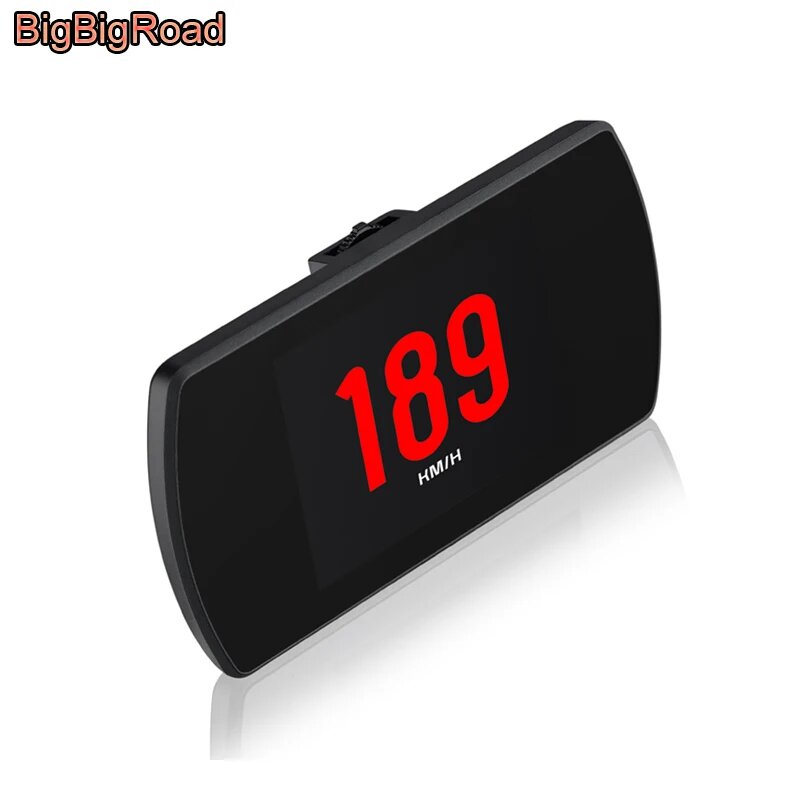 BigBigRoad для Ford Focus F150 Raptor GT RS Mustang Explorer Escape Ranger автомобильный HUD OBDII проектор на лобовом стекле проектор