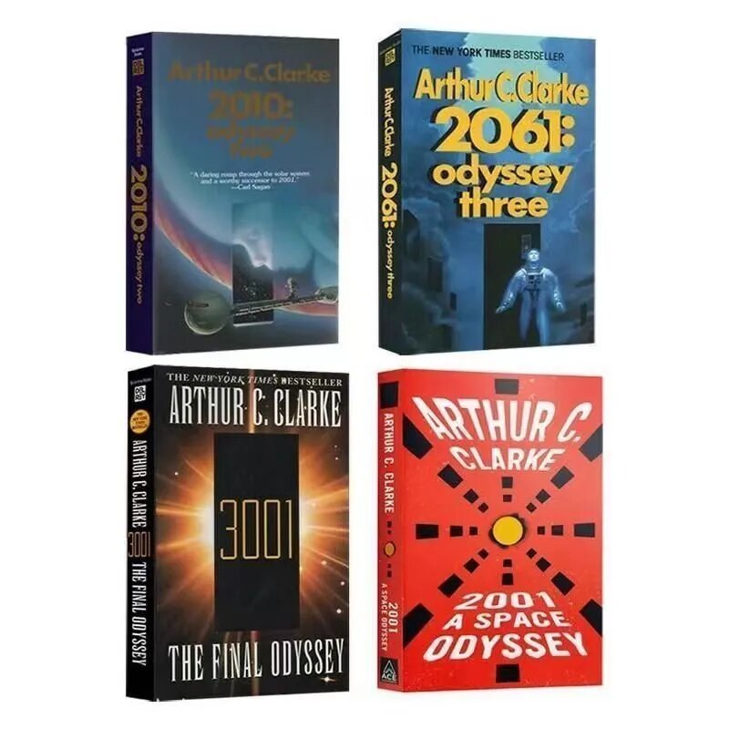 A Space Odyssey, Космическая одиссея в четыре этапа, Arthur C. Clarke, 4 книги