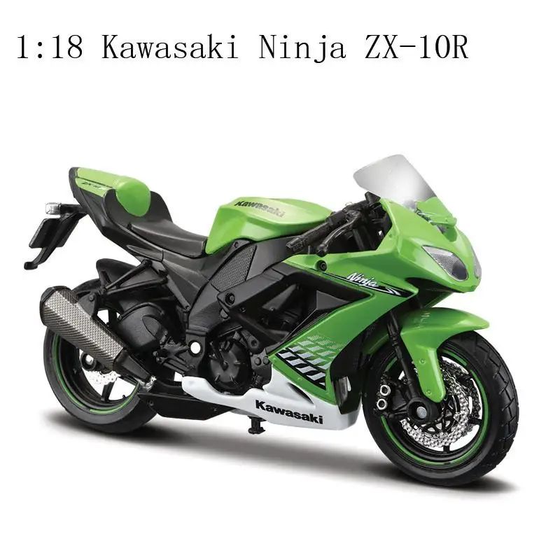 MAISTO 1:18 Литая модель мотоцикла(Ninja ZX-10R)