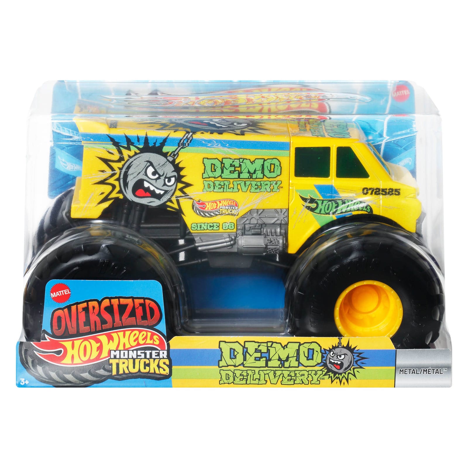 Игрушечная машинка Hot Wheels Monster Trucks Demo Delivery, 1:24