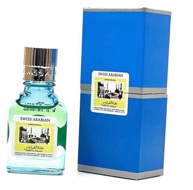Духи для мужчин Jannet El Firdaus Blue Swiss Arabian 9 мл - Синий Рай Джаннет Эль Фирдаус