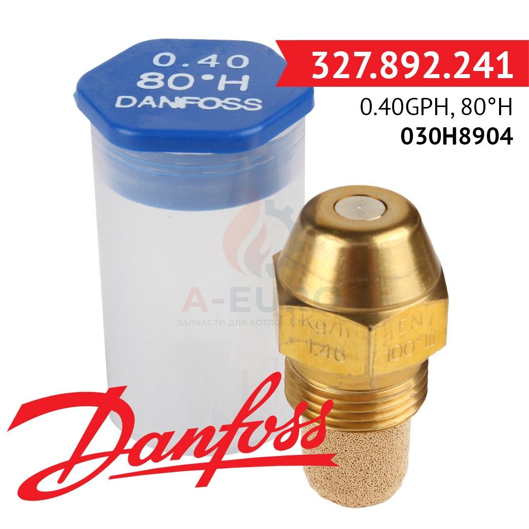 Форсунка Danfoss 0.40GPH, 80H, 030H8904