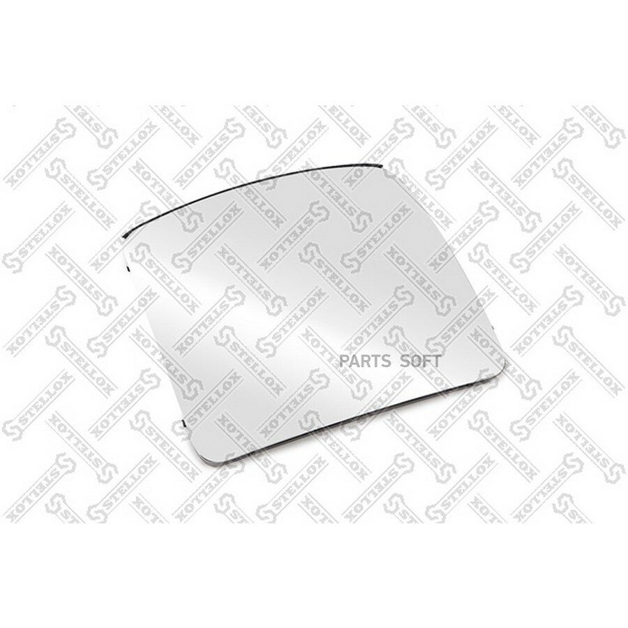 STELLOX 8730259SX 87-30259-SX стекло зеркала панарамного! обогреваемое, 205x205x55mm, R=300, 24V\ VOLVO FH/FM