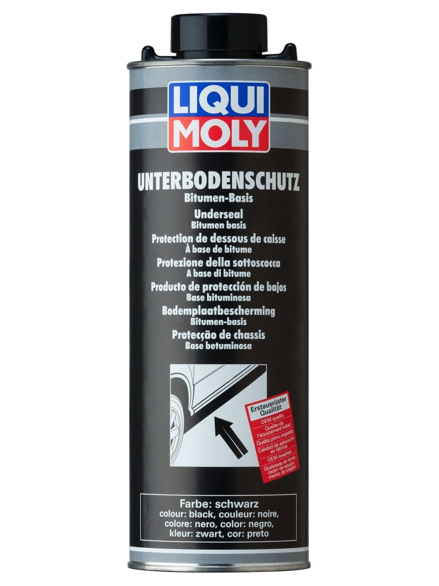 Антикор для днища кузова битум/смола Liqui Moly Unterboden-Schutz чёрный 1л