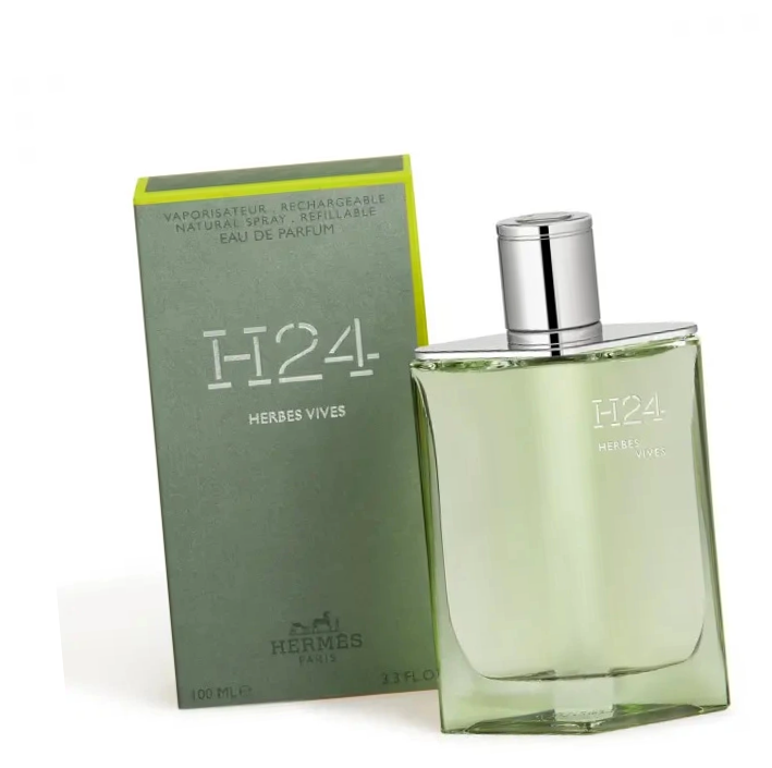 Hermes H24 Herbes Vives 100 мл - мужская парфюмерная вода / Живые Травы