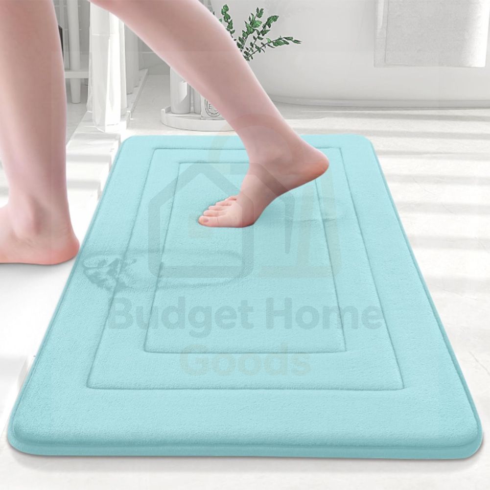 Ковер 50x80 см 3d-эффект светло-синий, Артикул: 5604569284, Материал: Полиуретановая пена