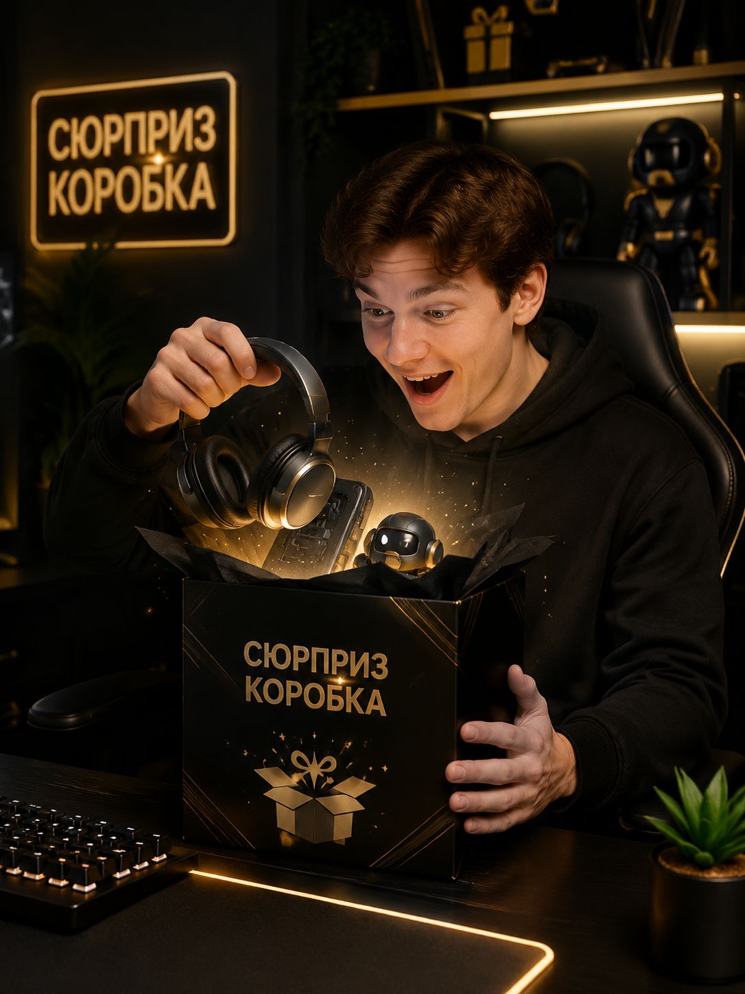 Сюрприз-бокс белый Сюрприз-бокс