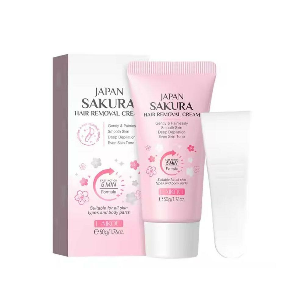LAIKOU Japan Sakura Крем для депиляции, 50 г