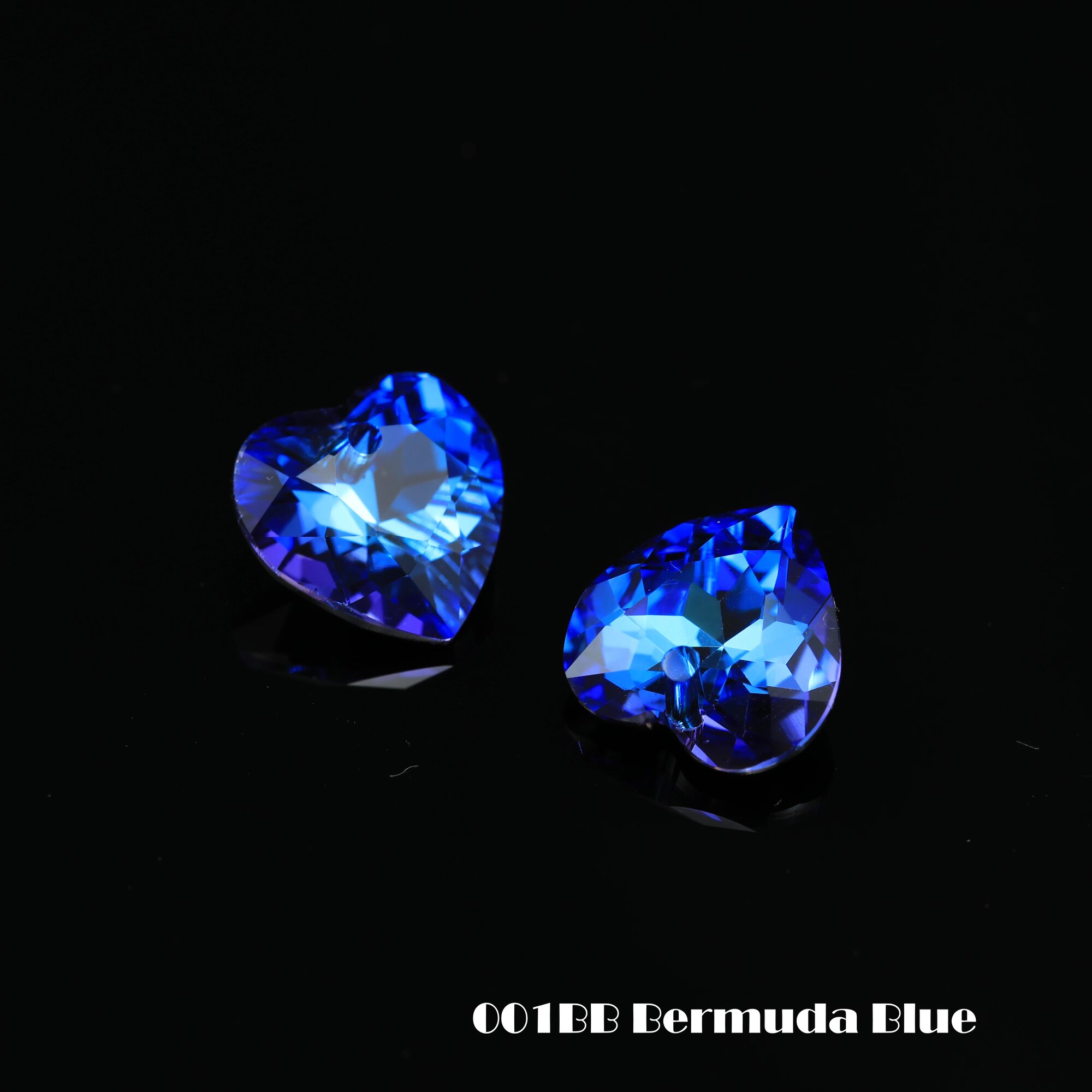 Стразы Bling 6432 сердце хрусталь 001BB