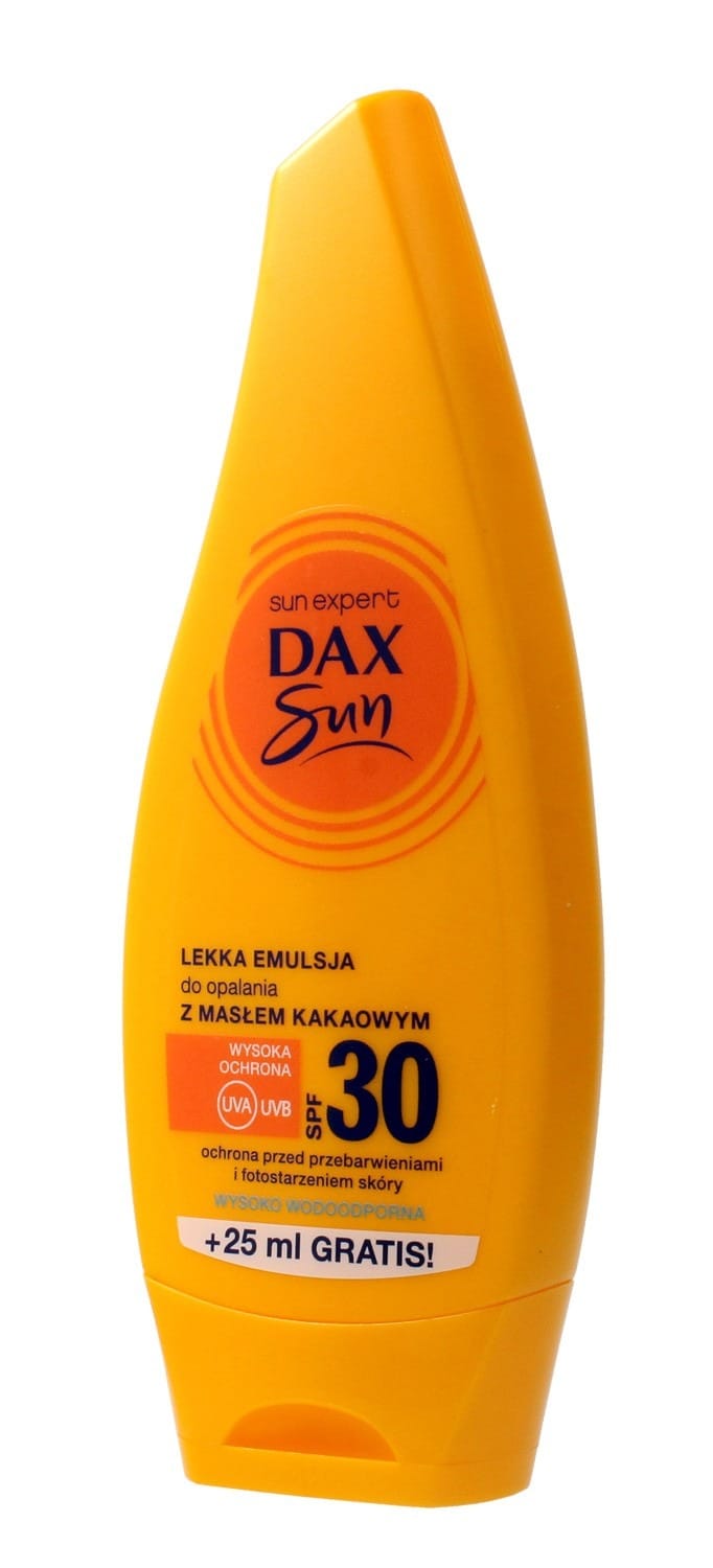 Средство солнцезащитное Dax Sun, защитная эмульсия для загара SPF 30, с маслом какао, 175 мл