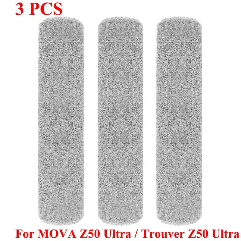 Щетки для MOVA Z50 Ultra/Trouver Z50 Ultra, серые (3 шт)