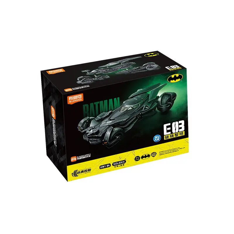 Игрушка-фигурка BLOKEES WHEELS 1:64 Бэтмен E03 Бэтмобиль Кейси Пут 1997 DC Arkham E03 Random 1 PSC
