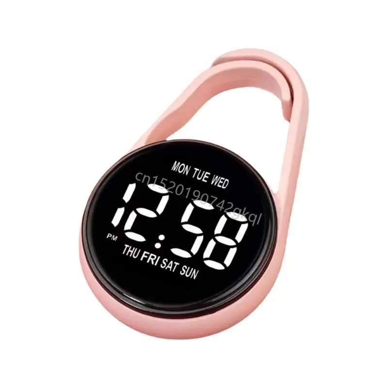 Мини-часы с сенсорным экраном LED Розовый, Pink