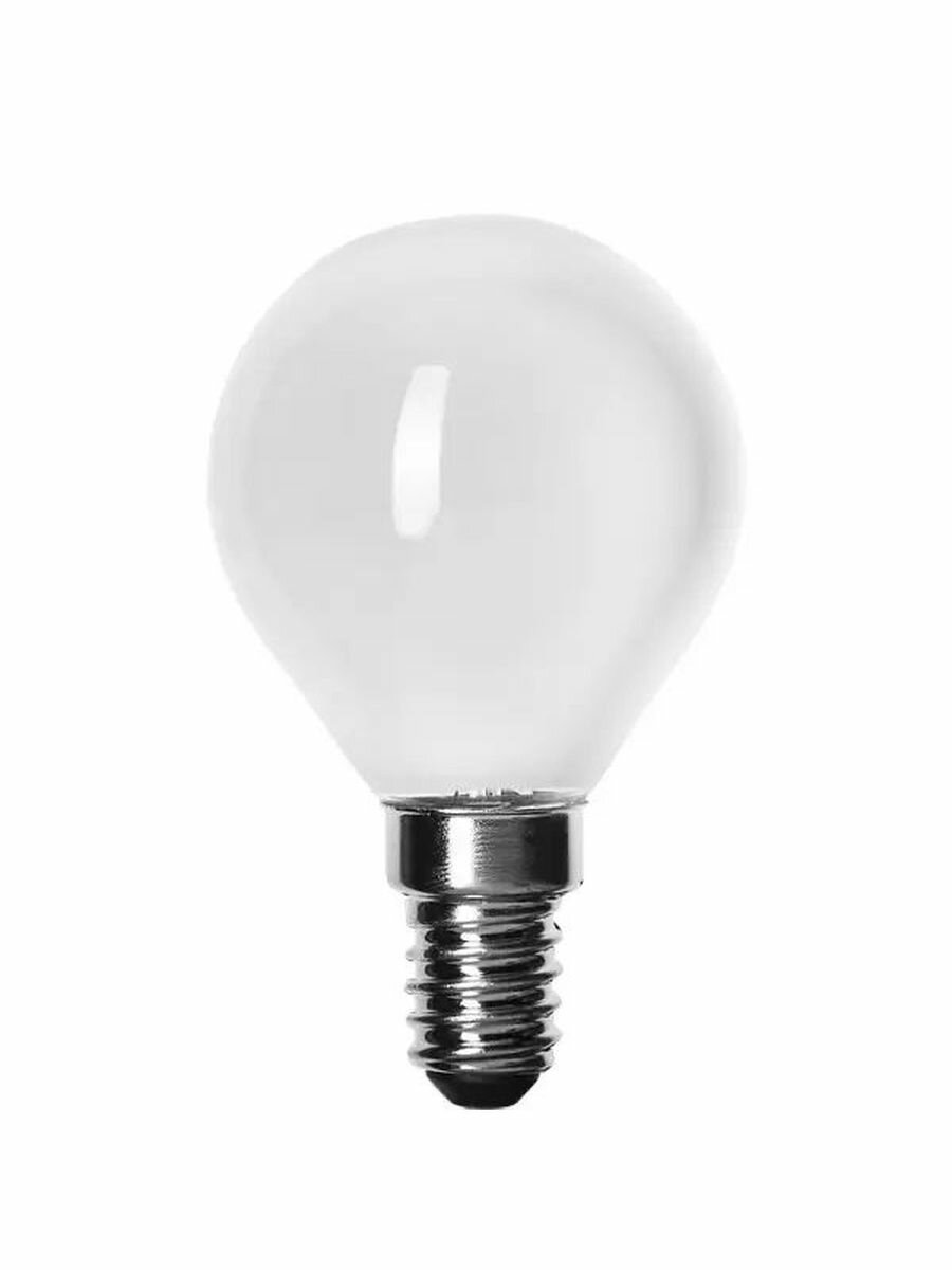 Лампа накаливания декоративная ДШ 60вт P45 230в E14 матовая (шар) Philips