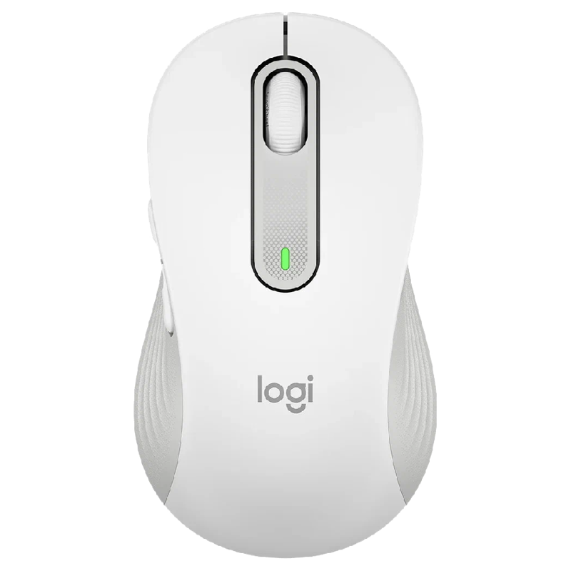 Мышь Logitech Signature M650L -OFF-WHITE-BT-M650 L, USB-A, Bluetooth, 4000 dpi, белый 910-006238