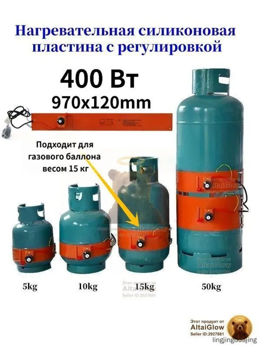 Нагревательная силиконовая пластина с регулировкой температуры 970x120 Подогрев масляного бака