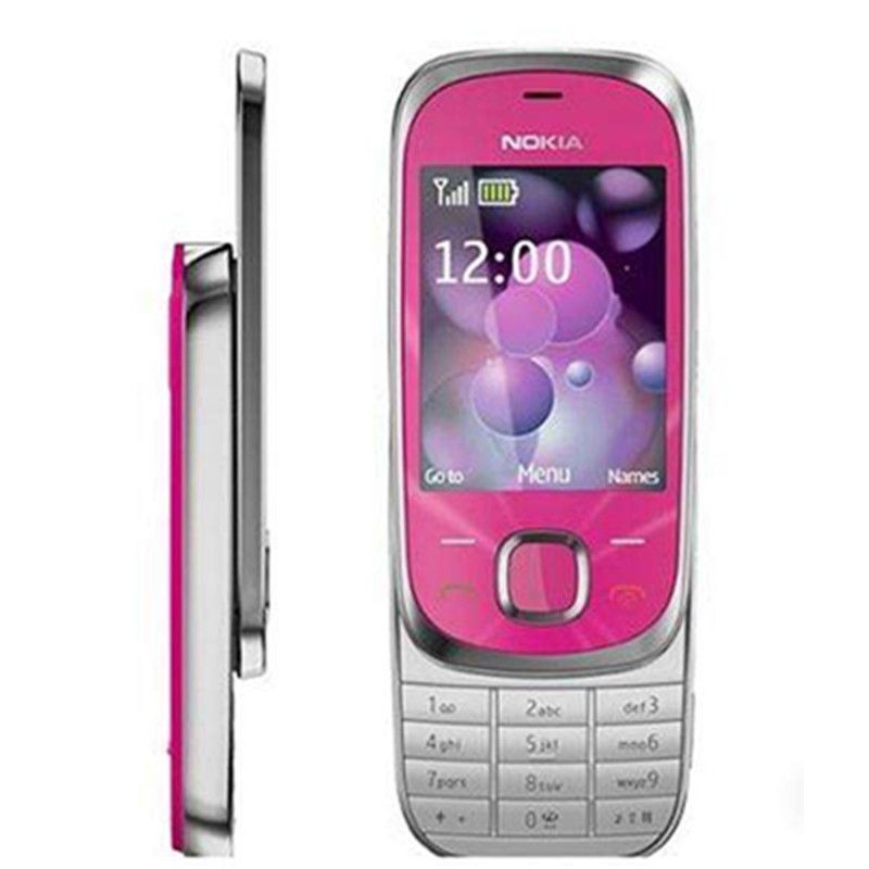 Nokia Мобильный телефон 7230, черный, светло-розовый