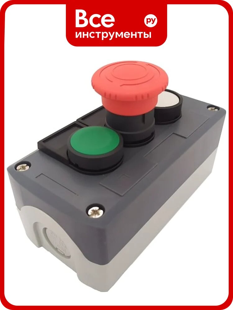 Пост кнопочный Briswik 3 поста, настенный, пластик IP65 XALD368. BR