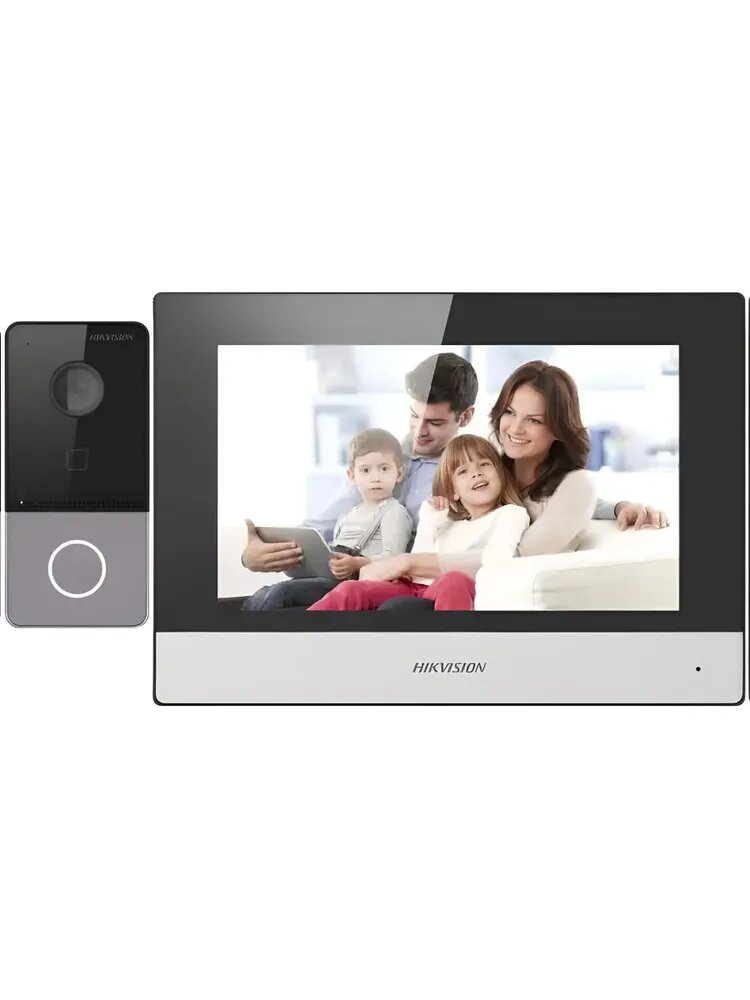 Комплект HIKVISION DS-KIS603-P(C) IP видеодомофона с Wi-Fi