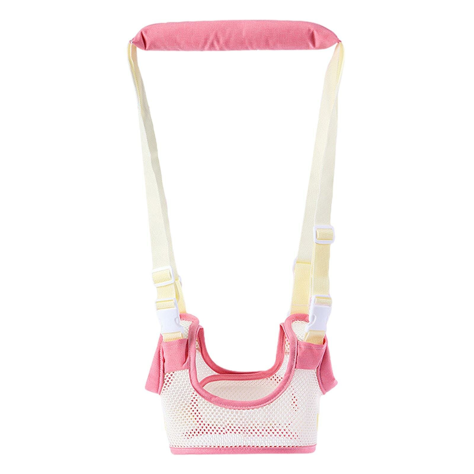 Baby Walking Harness Toddler Walker Assistant Belt Pulling and Lifting Pink