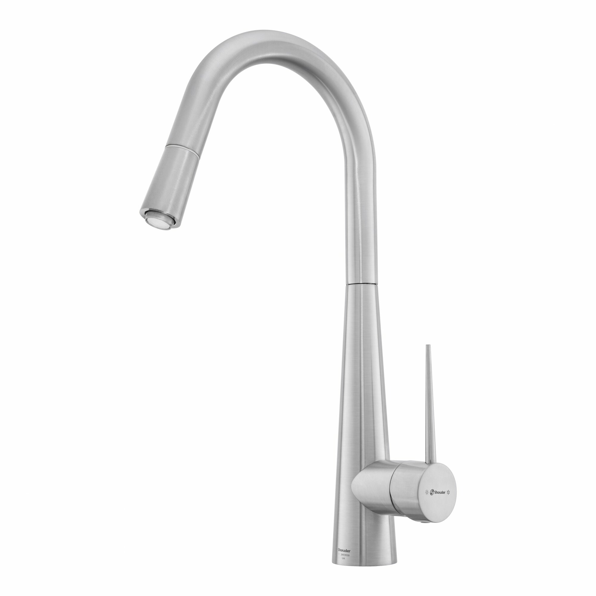 Смеситель для кухни Shouder Iten 0300605 с гибким изливом, хром