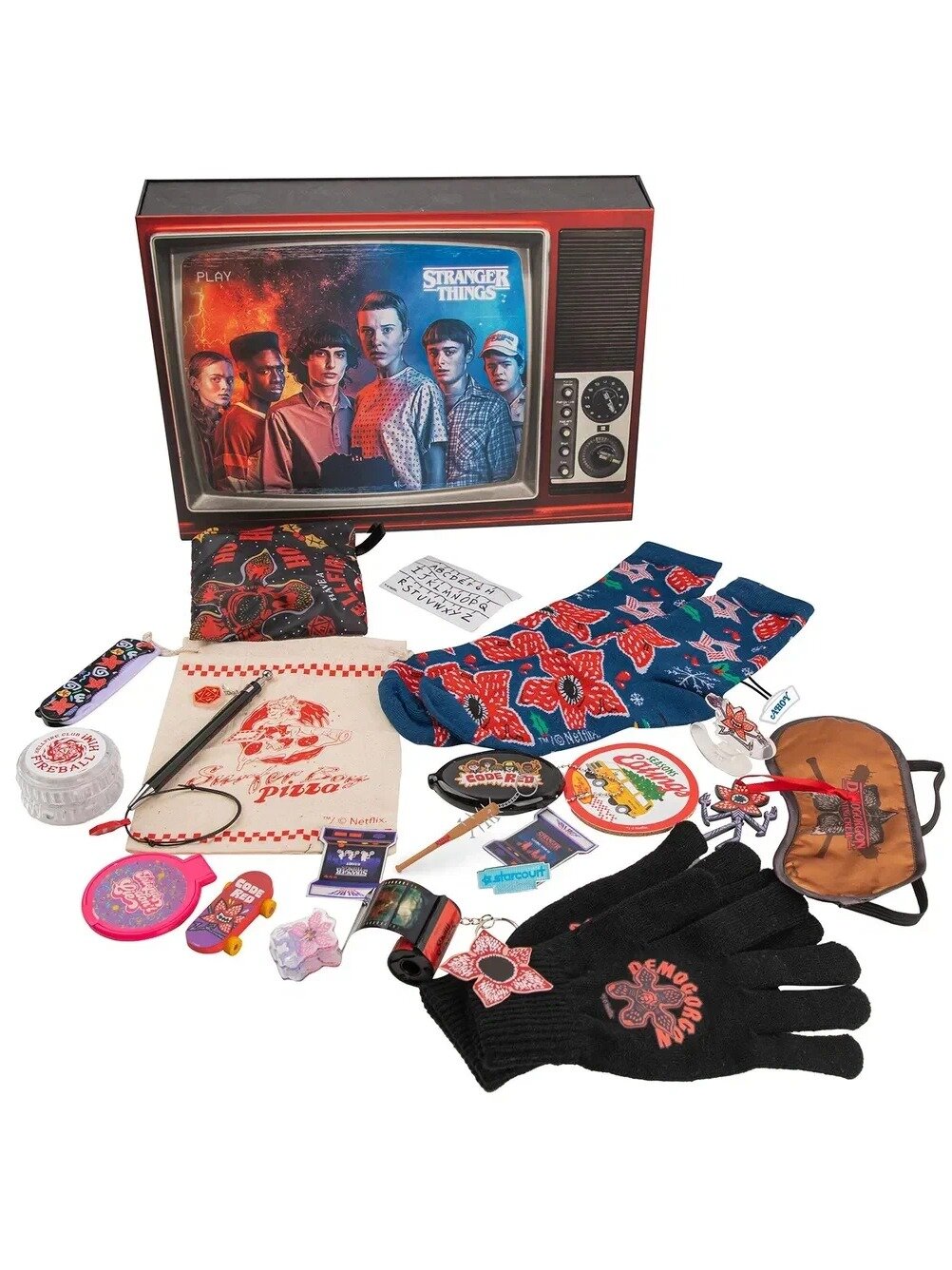 Адвент-календарь Stranger Things, 24 подарка, картонный бокс,8 24 7,3