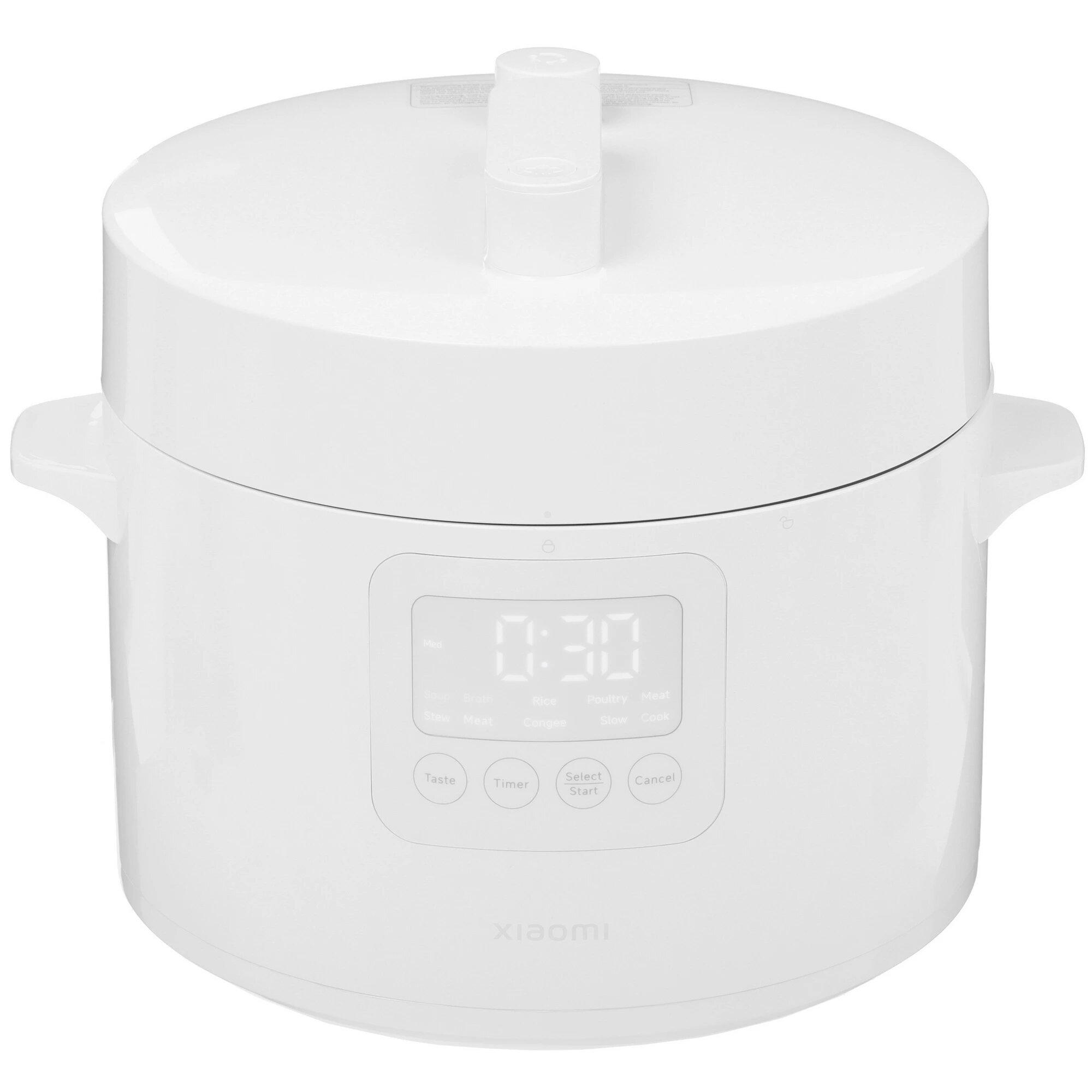 Скороварка Xiaomi Electric Pressure Cooker 4.8L EU, белого цвета, 1000 Вт, 4.8 литров