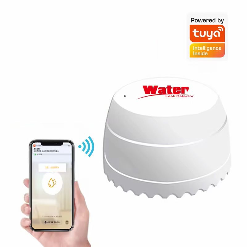Умный Беспроводной напольный датчик утечки воды WiFi Tuya Smart Life