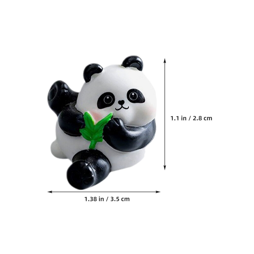 Мignon Panda Figurines Из Резины Для Декора Дома И Сада 4 Штуки 3 50X2 80X2 50Cm