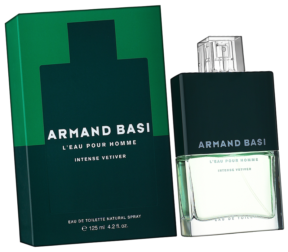 Мужской парфюм Armand Basi L Eau Pour Homme Intense Vetiver / Арман Баси Ветивер 125 мл