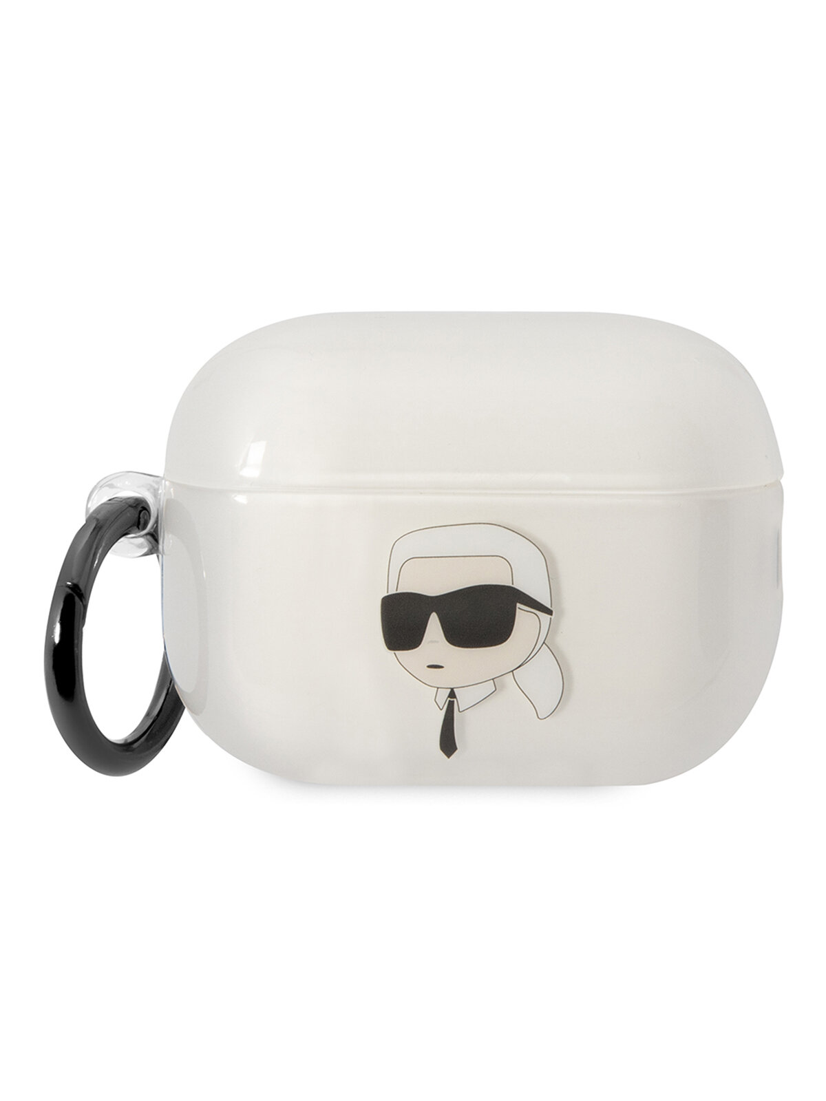 Lagerfeld для Airpods Pro 2 чехол TPU with ring NFT Karl Transparent