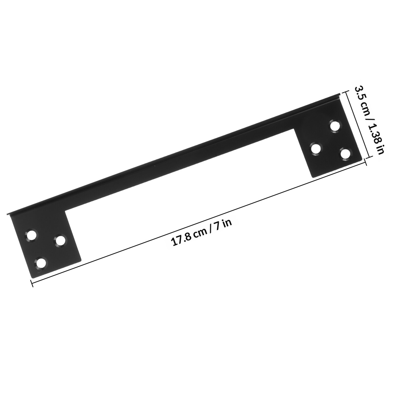 Защита Дверного Замка Нержавеющая Сталь 1 Штука Размер 17.80X3.50X1.00Cm