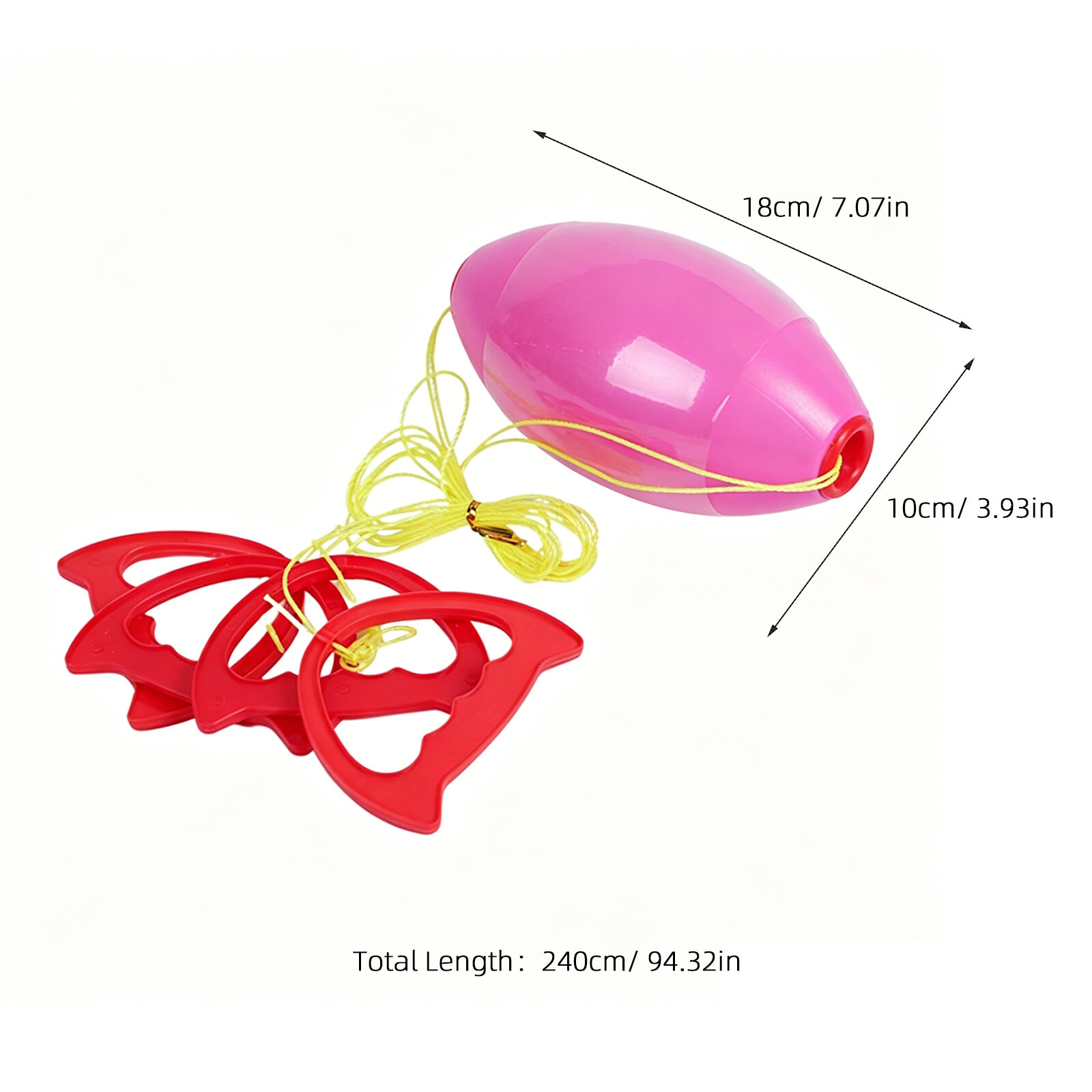 Детский Фитнес Более Для Двух Игроков Желтый Цвет 240.00X18.00X10.00CM