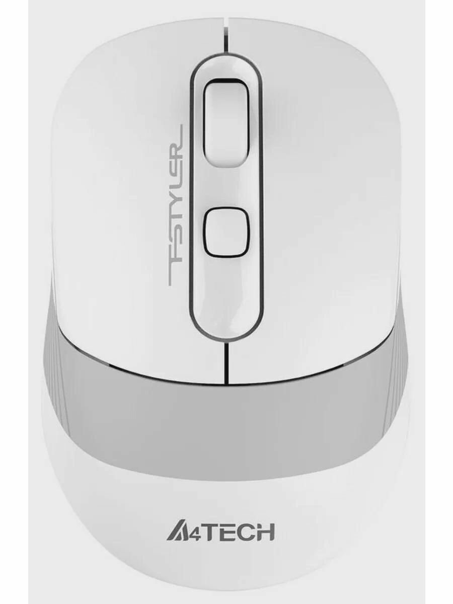 Компьютерная мышь беспроводная A4Tech Fstyler FB10C (FB10C GRAYISH WHITE)