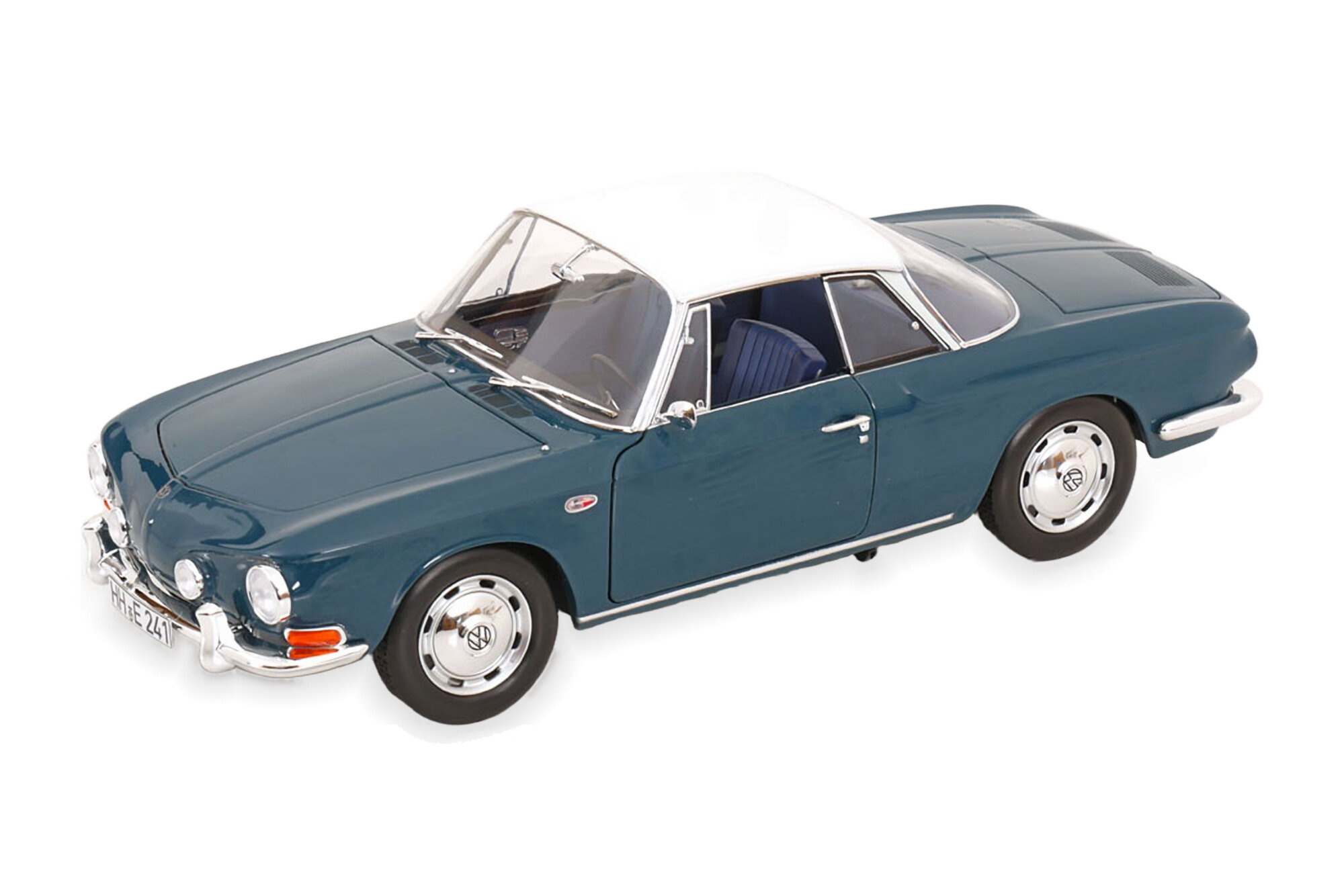 Модель коллекционная NOREV Vw volkswagen karmann ghia 1500 1961 blue white