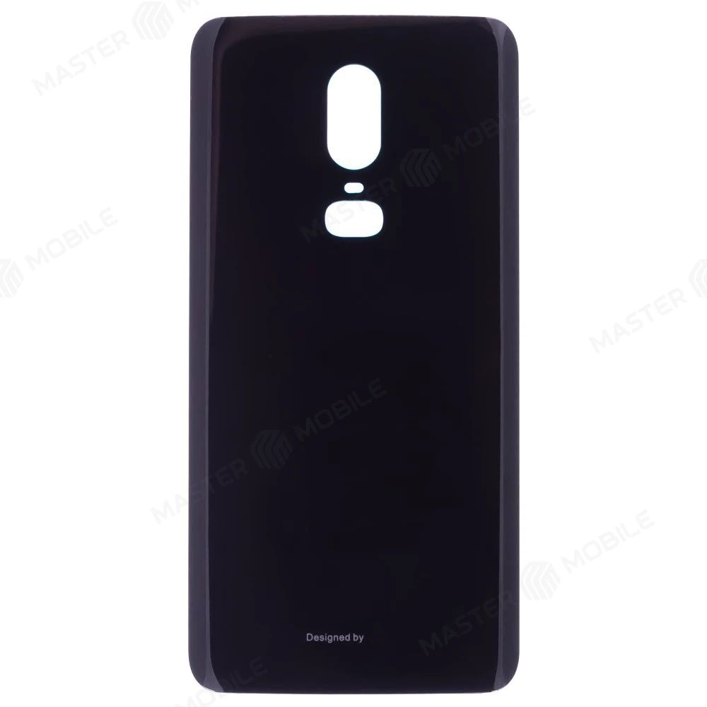 Задняя крышка для OnePlus 6 (черный глянец)
