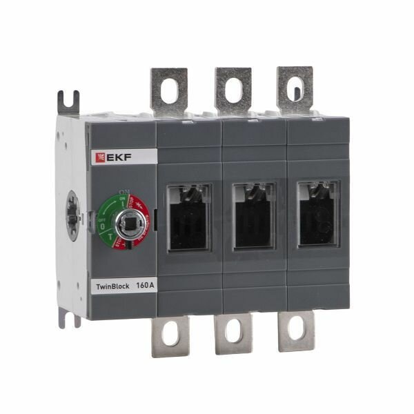 Рубильник 3п 160А без рукоятки управления TwinBlock PROxima EKF tb-s-160-3p