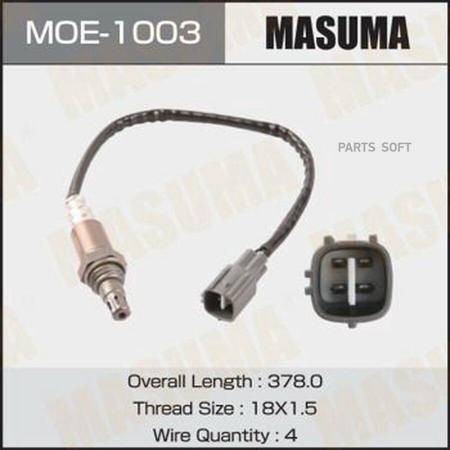 Датчик кислорода Toyota Highlander 03-, Rav 4 08-, RX450H (2GRFE, 2ADFTV, 2GRFXE) Masuma MASUMA MOE1003 | цена за 1 шт