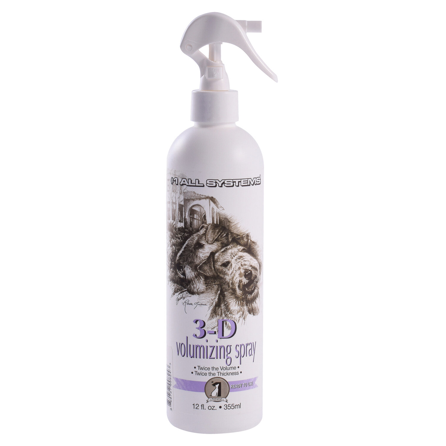 #1 All systems 3D Volumizing spray- спрей для увеличения объема шерсти, 355мл